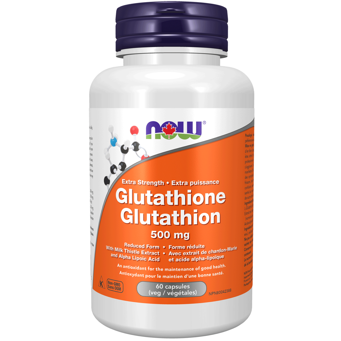 Glutathione 500 mg Veg Capsules - Now Foods Canada