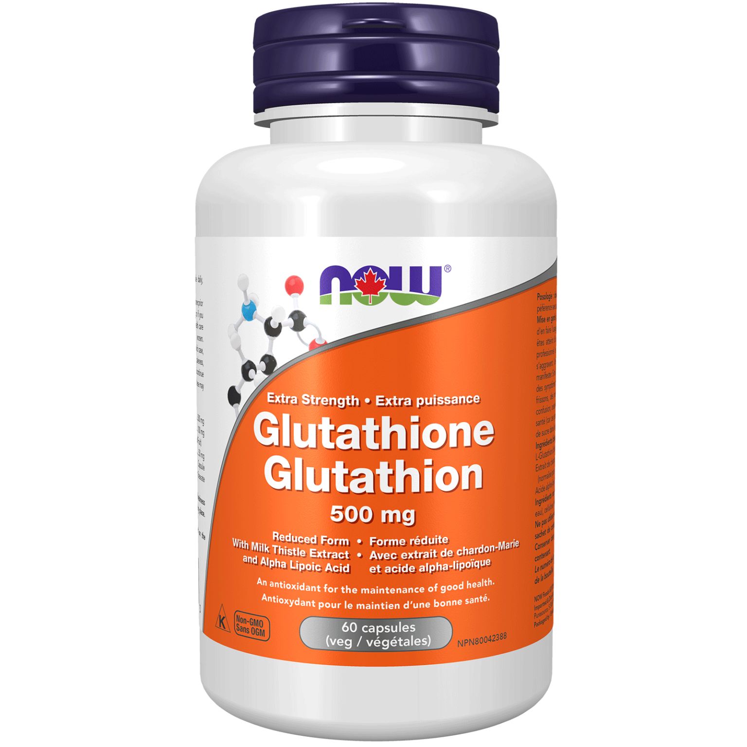 Glutathione 500 mg Veg Capsules - Now Foods Canada