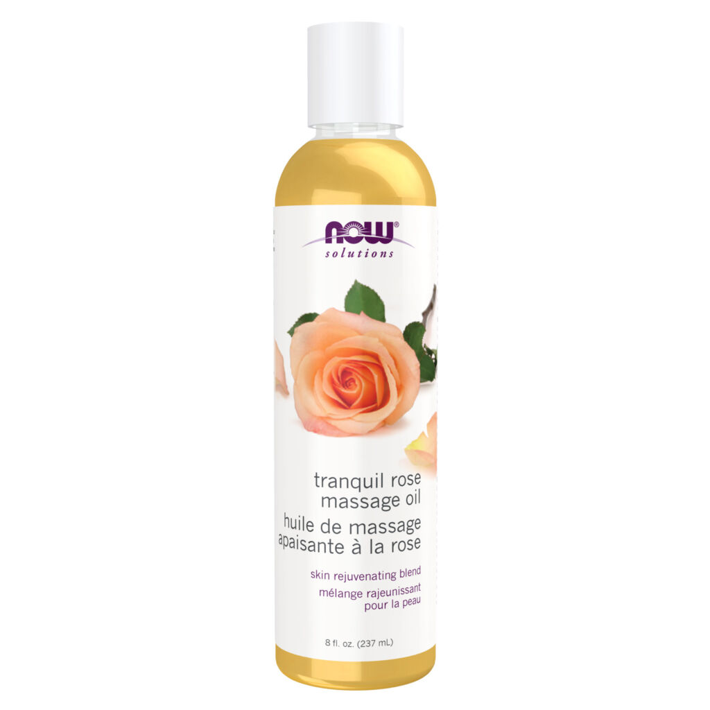 Tranquil Rose Massage Oil - Now Foods Canada