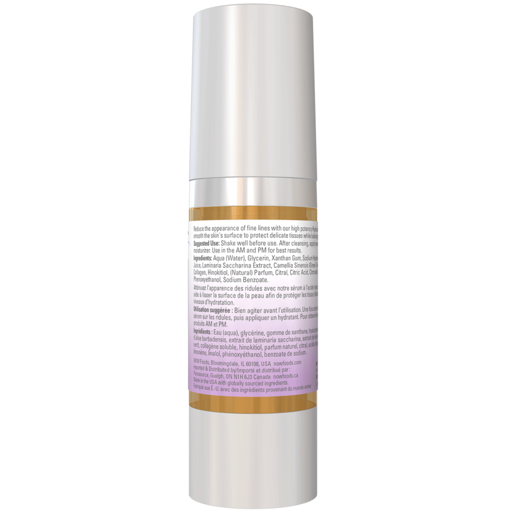 Hyaluronic Acid Firming Serum - Now Foods Canada