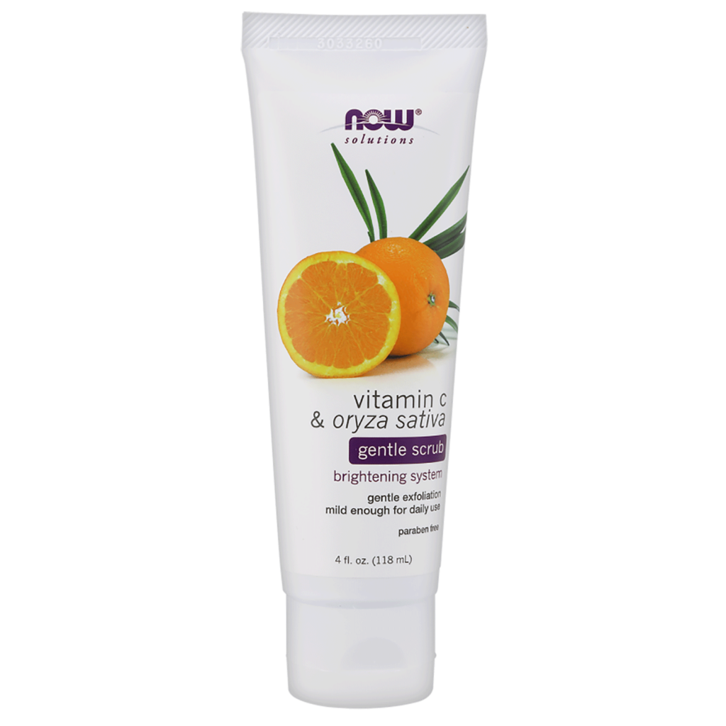 Vitamin C & Oryza Sativa Gentle Scrub - Now Foods Canada