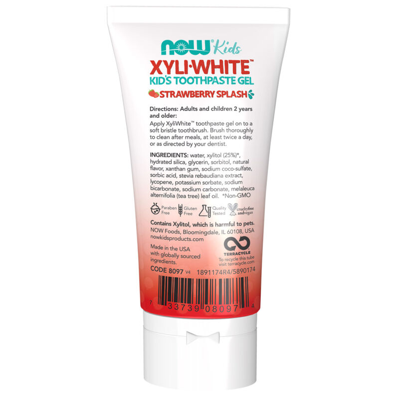 Xyliwhite™ Strawberry Splash Toothpaste Gel for Kids - Now Foods Canada