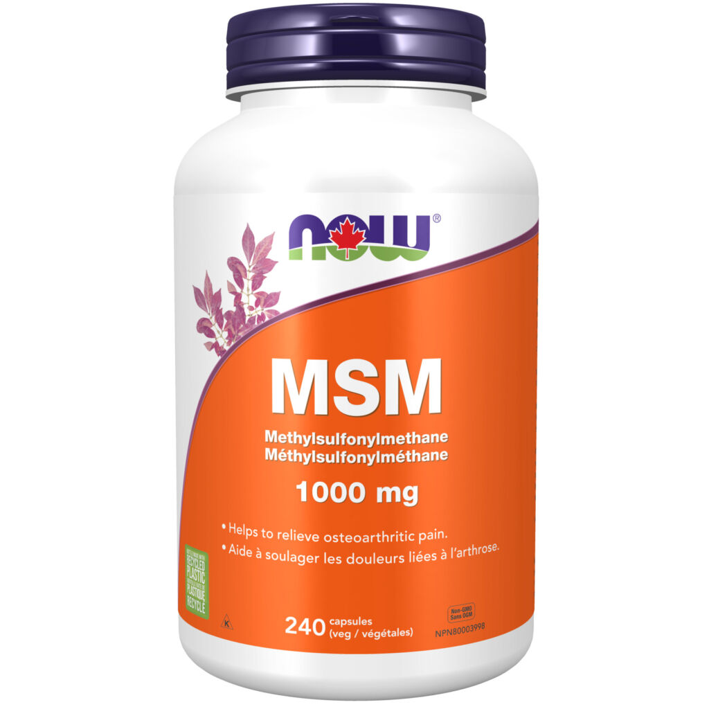 MSM 1,000 mg Capsules - Now Foods Canada