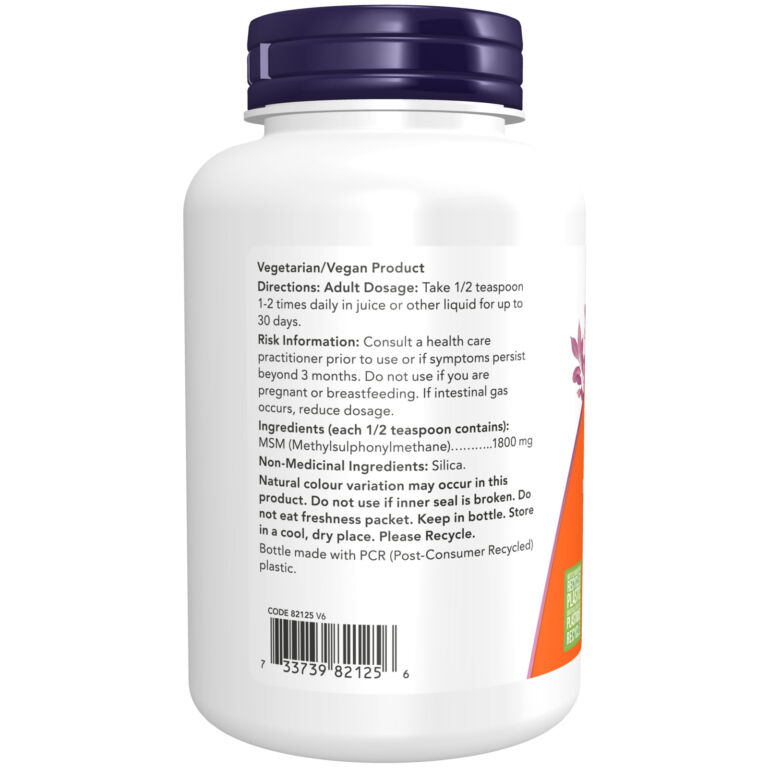 MSM Pure Powder - Now Foods Canada