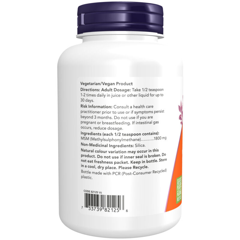 MSM Pure Powder - Now Foods Canada