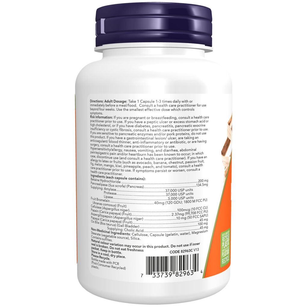 Super Enzymes Capsules - Now Foods Canada