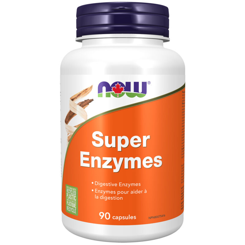Super Enzymes Capsules - Now Foods Canada