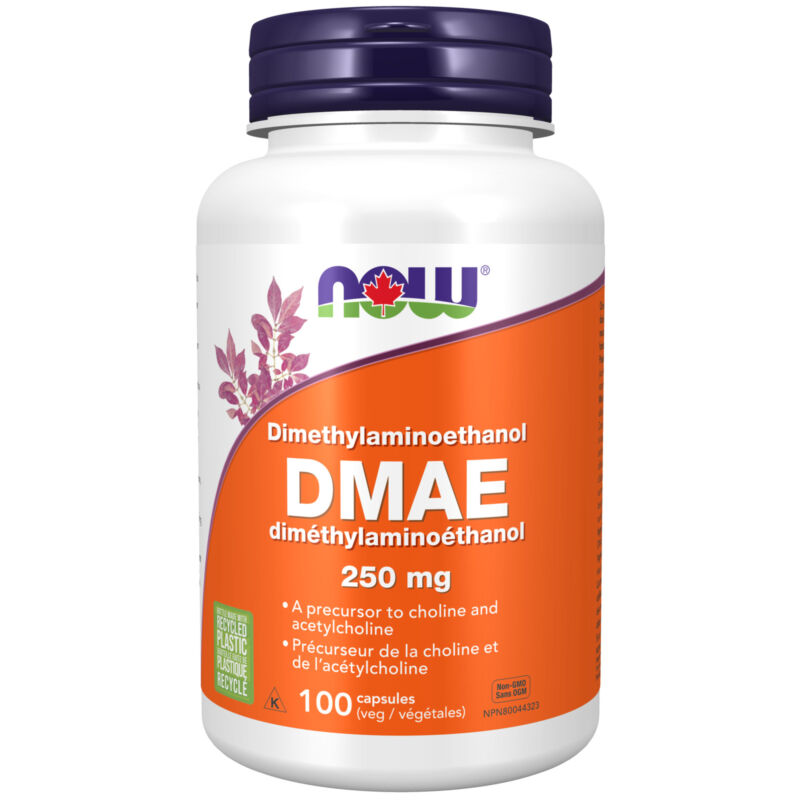 DMAE 250 mg Veg Capsules - Now Foods Canada