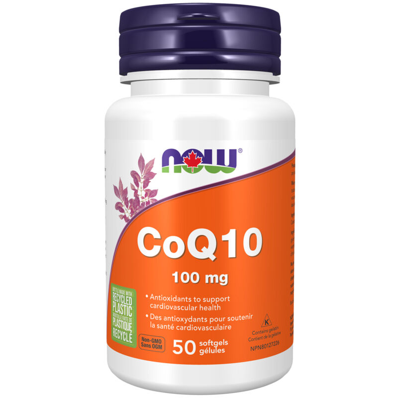 CoQ10 100 mg Softgels - Now Foods Canada