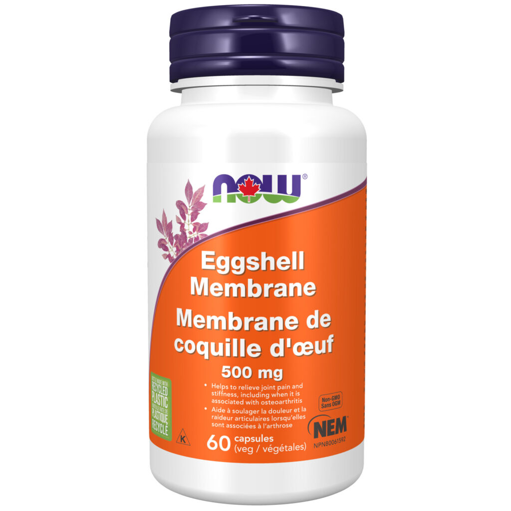 Eggshell Membrane NEM® 500 mg Veg Capsules - Now Foods Canada