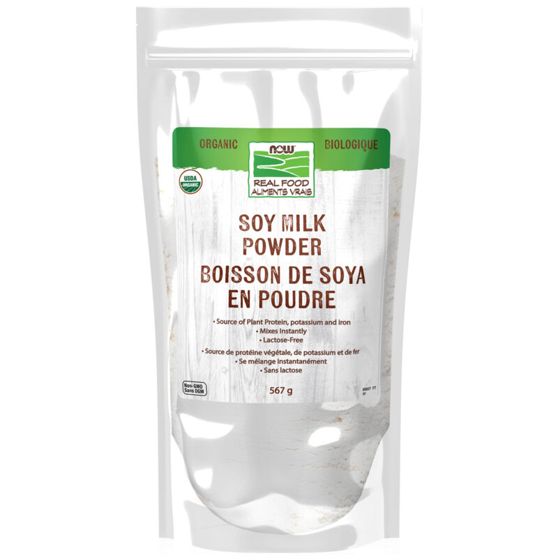 Soy Milk Powder, Organic - Now Foods Canada