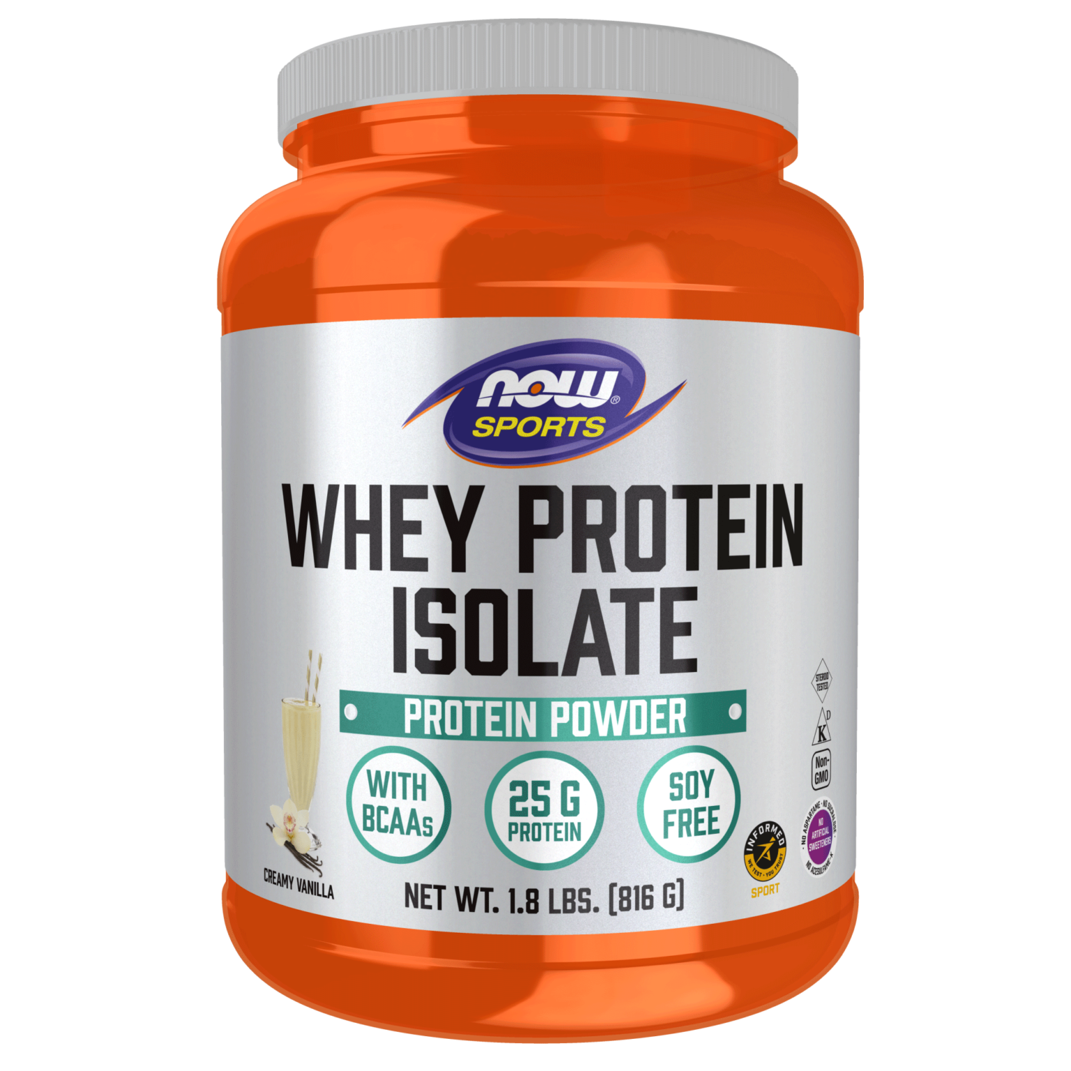 Whey Protein Isolate Vanilla - Now Foods Canada