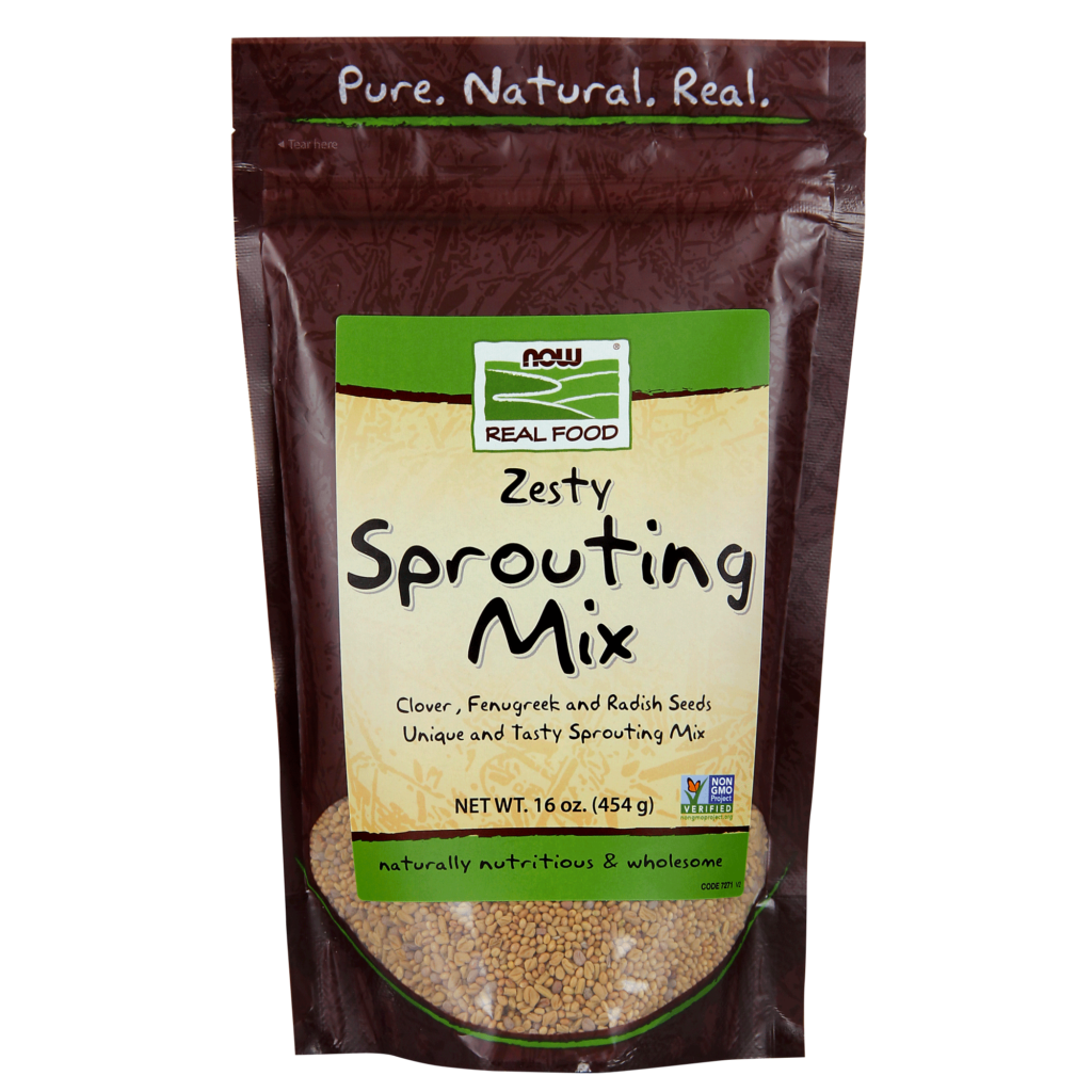 Zesty Sprouting Mix - Now Foods Canada