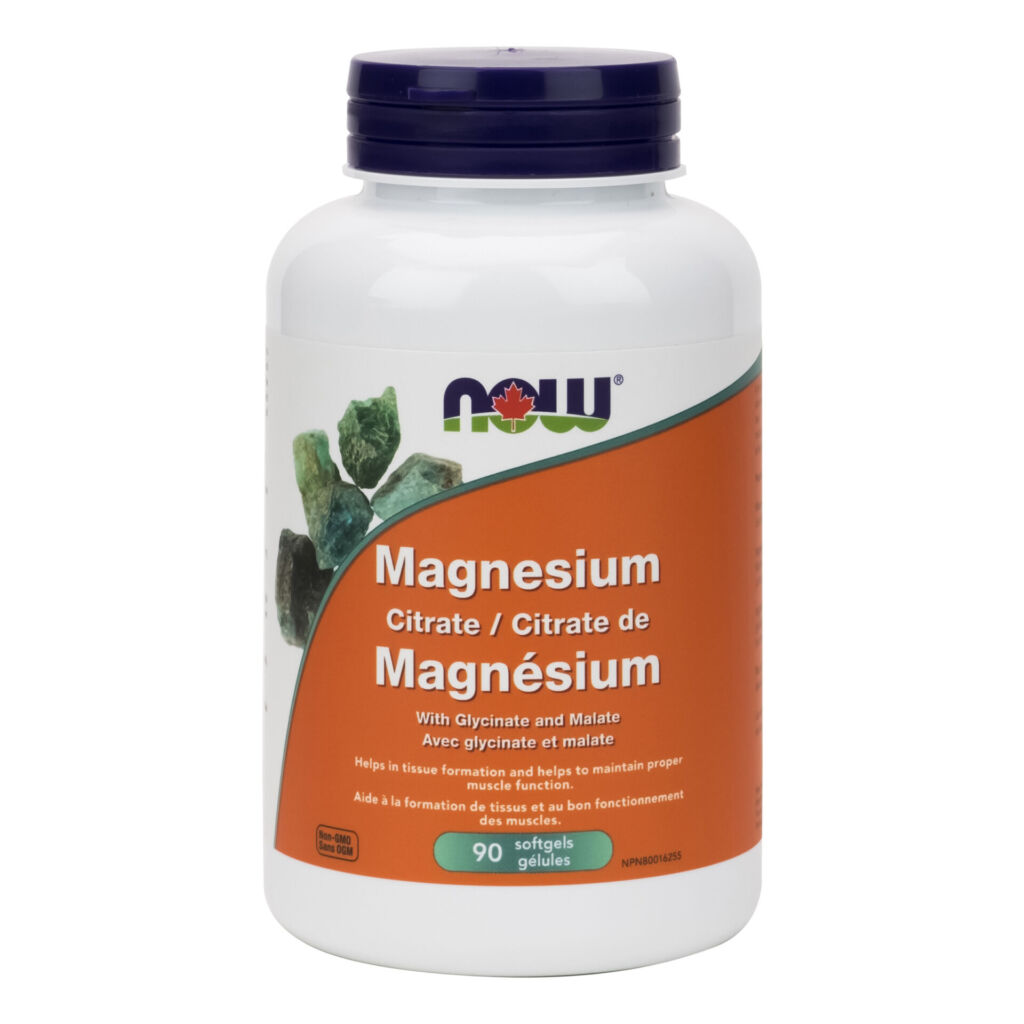 Magnesium Citrate Softgels - Now Foods Canada