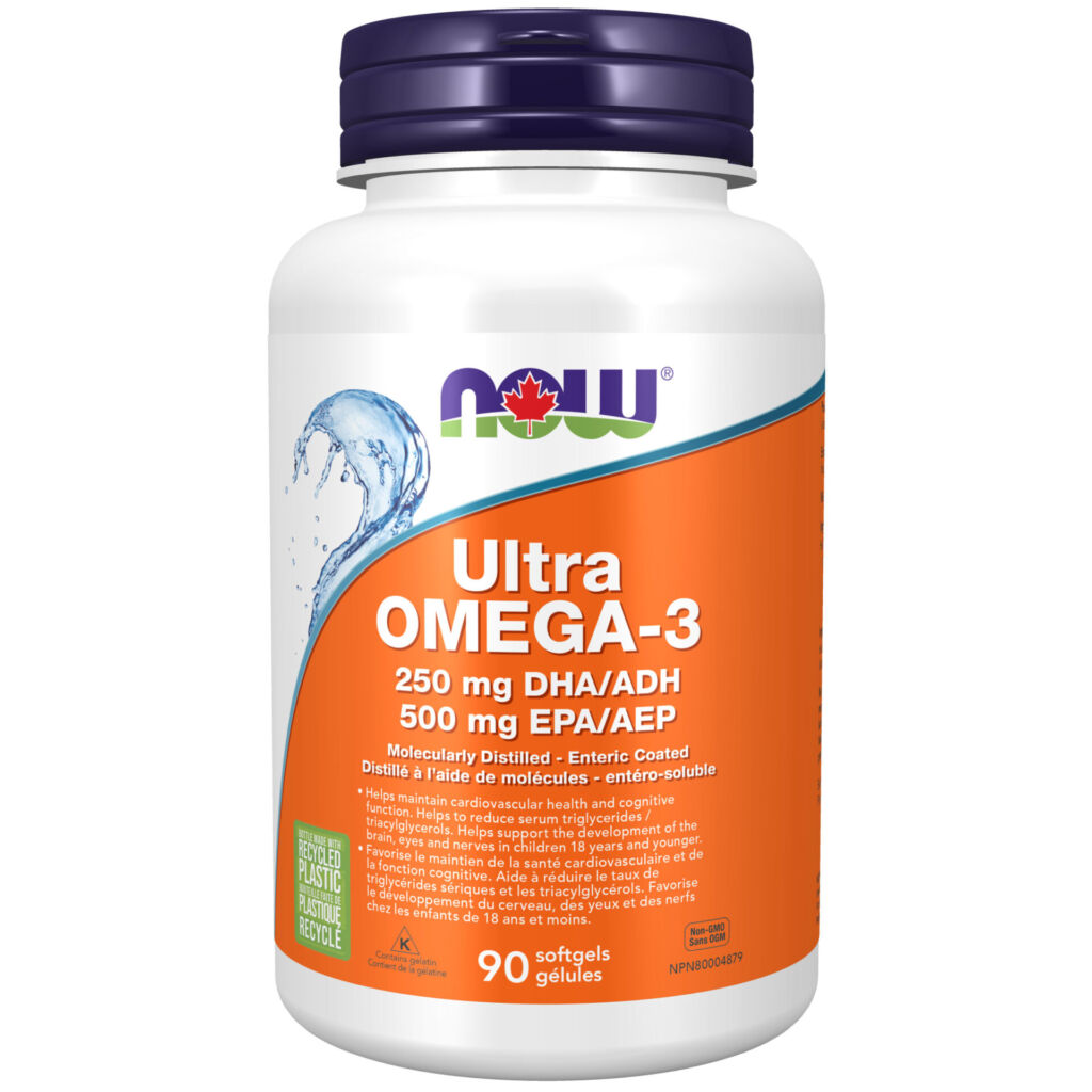 Ultra Omega-3 1,000 mg Softgels - Now Foods Canada