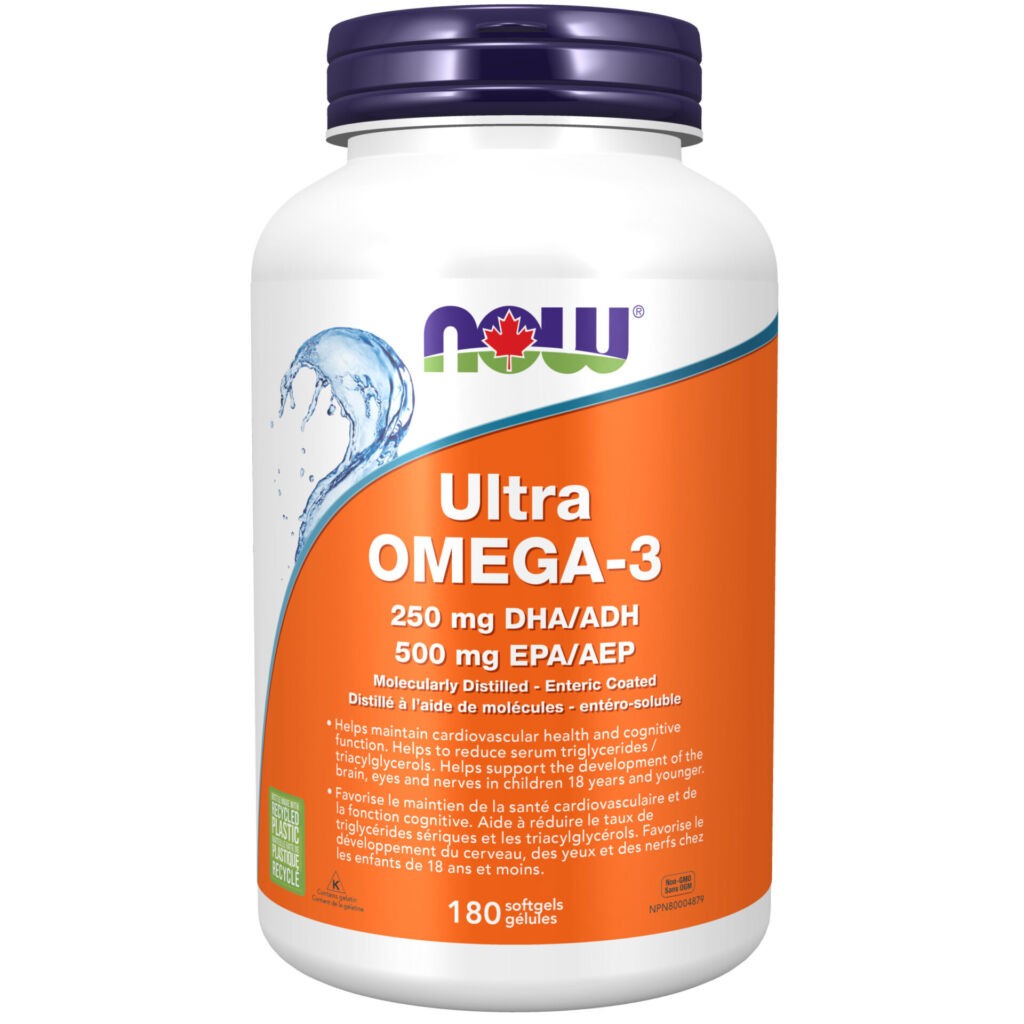 Ultra Omega-3 1,000 mg Softgels - Now Foods Canada