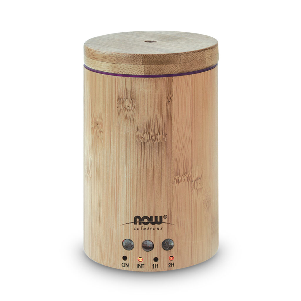 Real Bamboo Ultrasonic Essential Oil Diffuser - Now Foods Canada