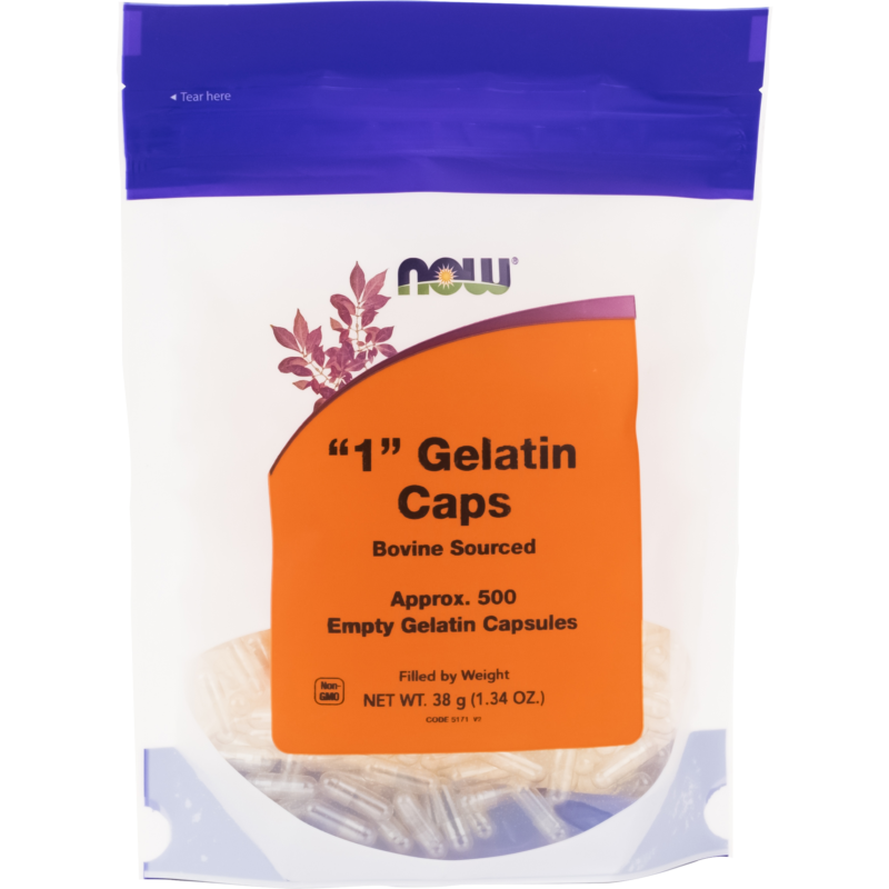 Empty Gelatin Size 00 Capsules - Now Foods Canada