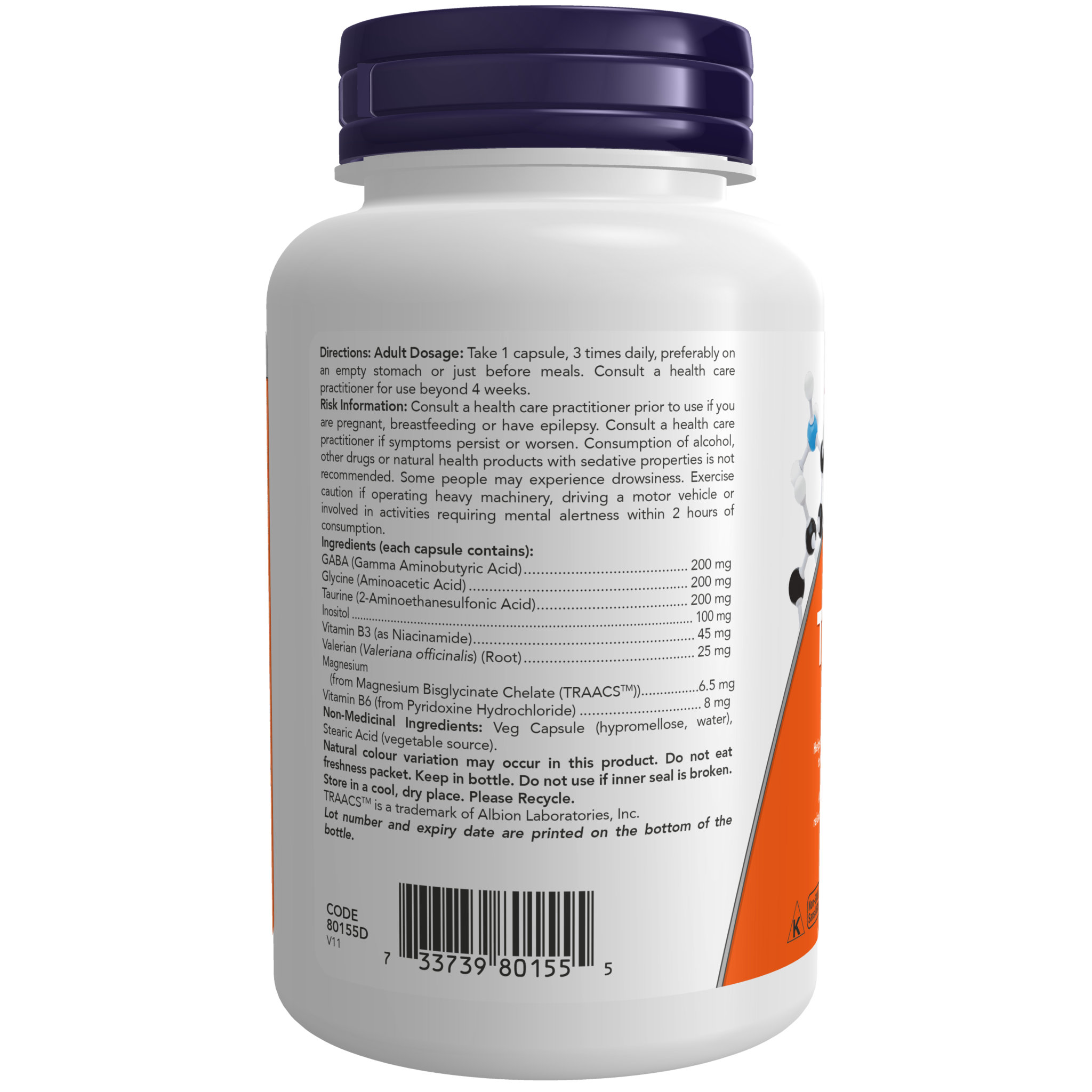 True Calm™ 500 mg Veg Capsules - Now Foods Canada