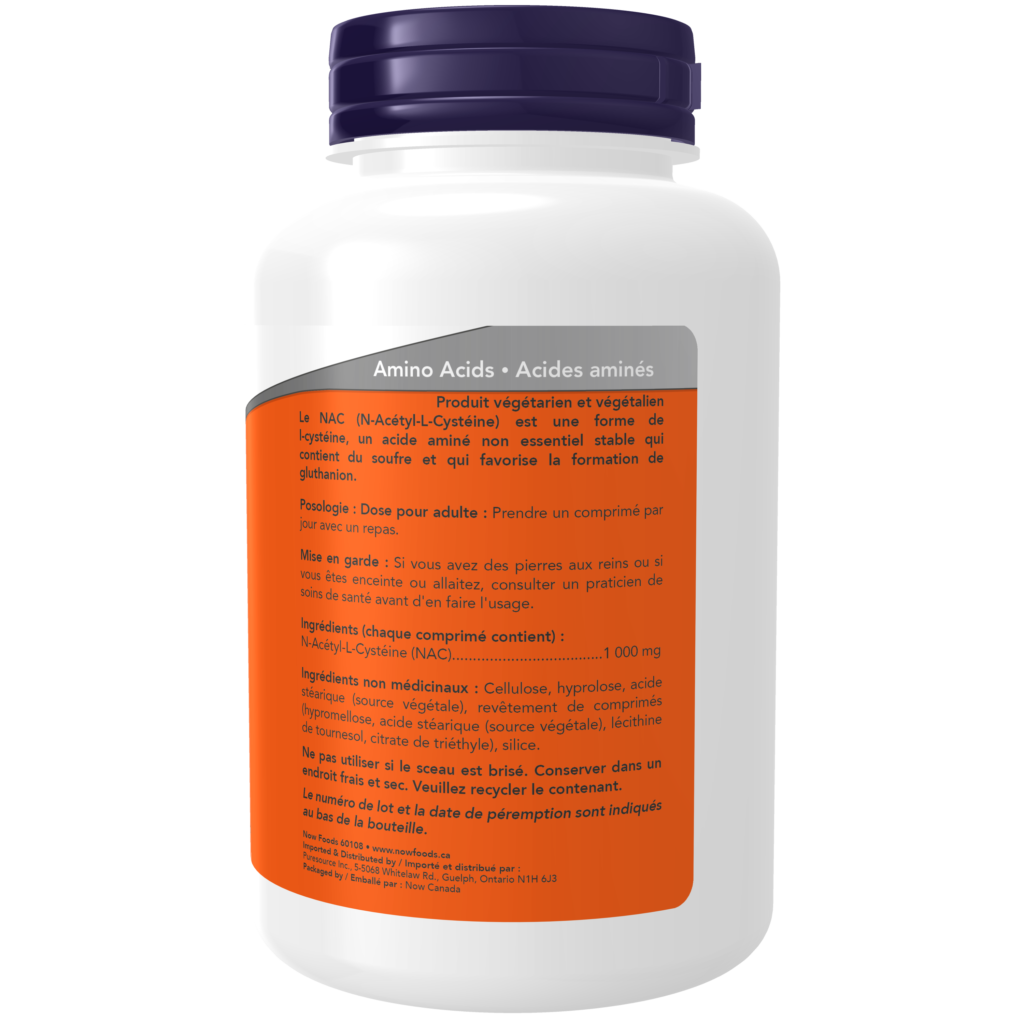 NAC 1,000 mg Tablets - Now Foods Canada