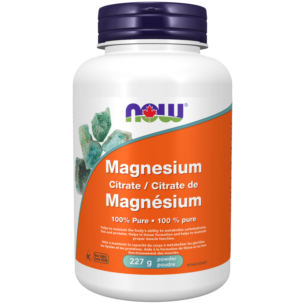 Magnesium Citrate Powder - Now Foods Canada