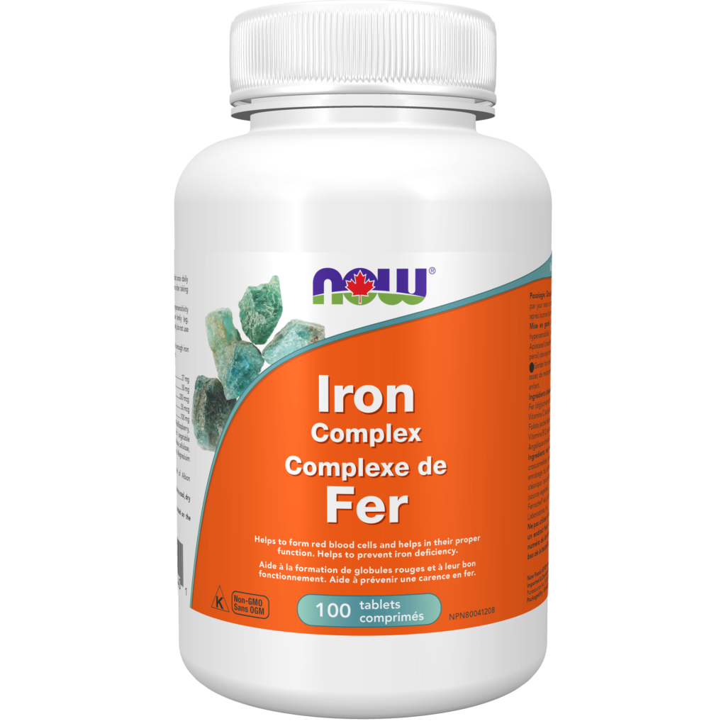 Iron Complex Tablets - Now Foods Canada