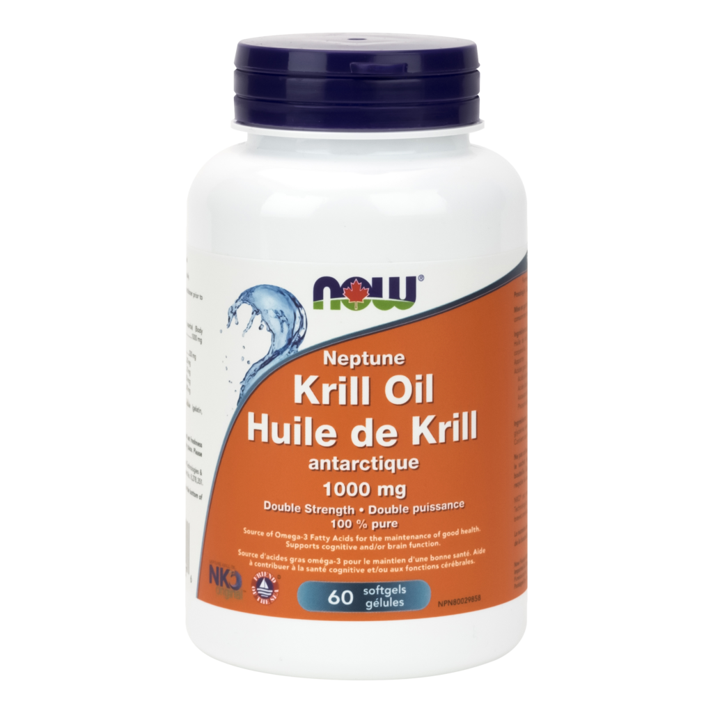 Neptune Krill 1,000 mg Softgels - Now Foods Canada