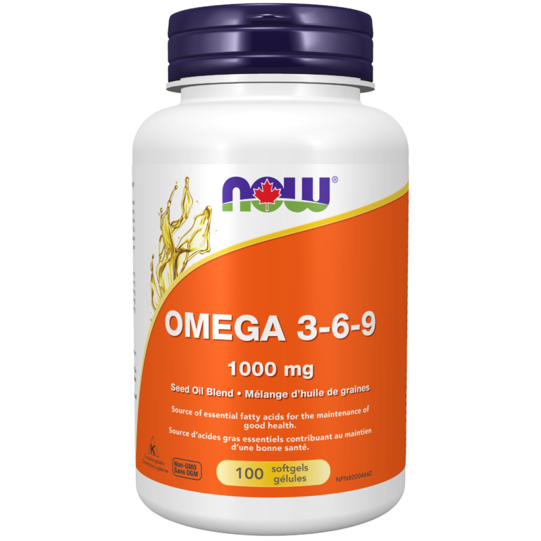 Omega 3-6-9 Seed Oil Blend 1,000 mg - Now Foods Canada