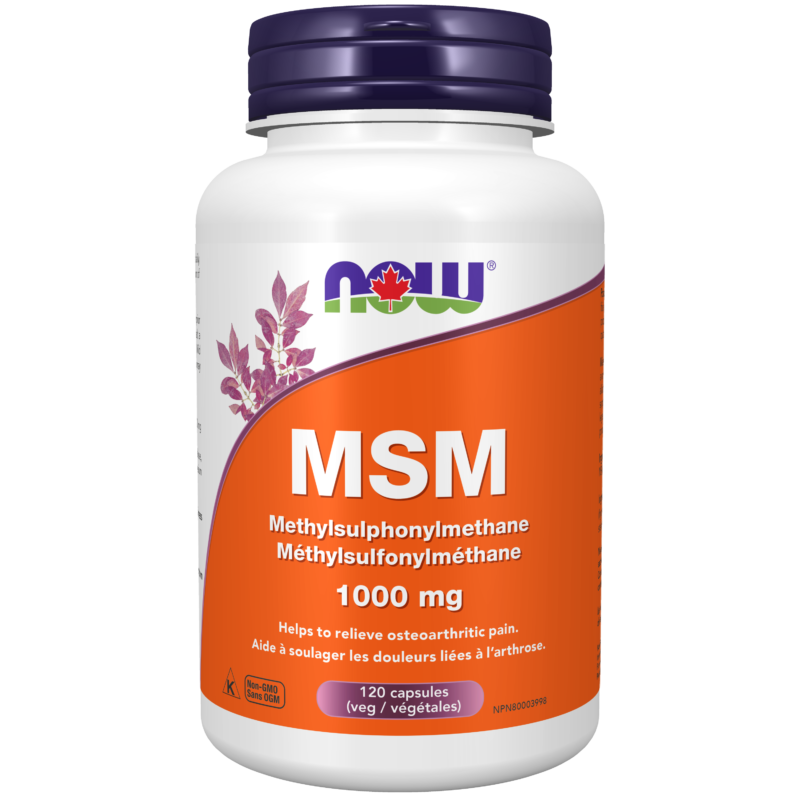 MSM 1,000 mg Capsules - Now Foods Canada