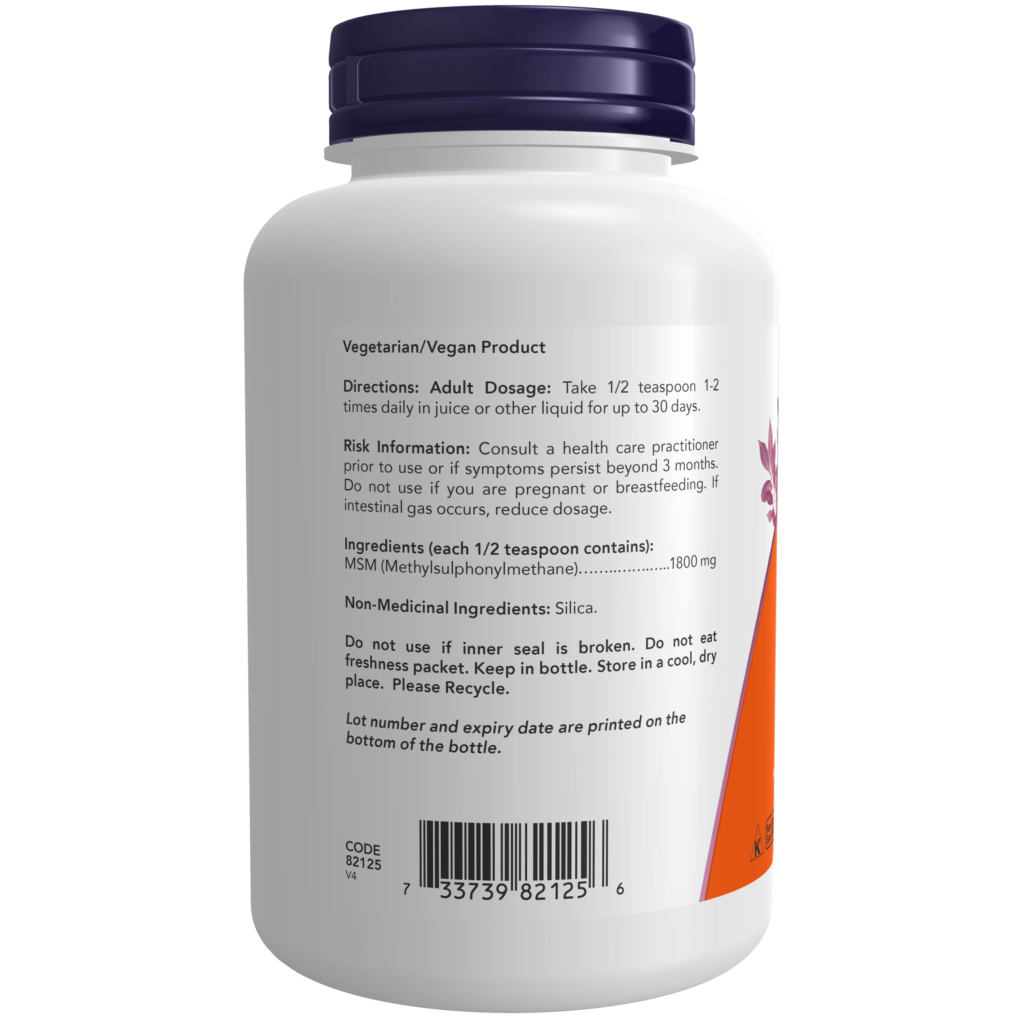MSM Pure Powder - Now Foods Canada