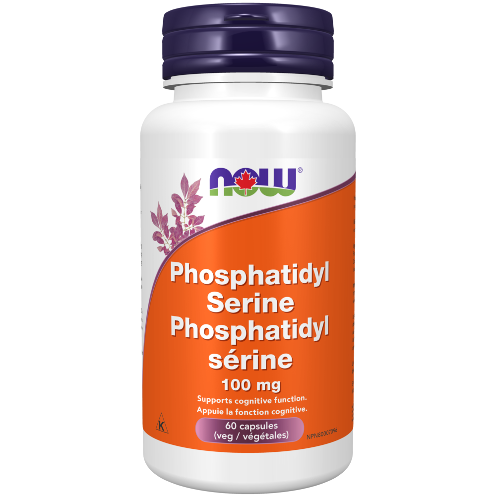 Phosphatidyl Serine 100 mg Veg Capsules - Now Foods Canada