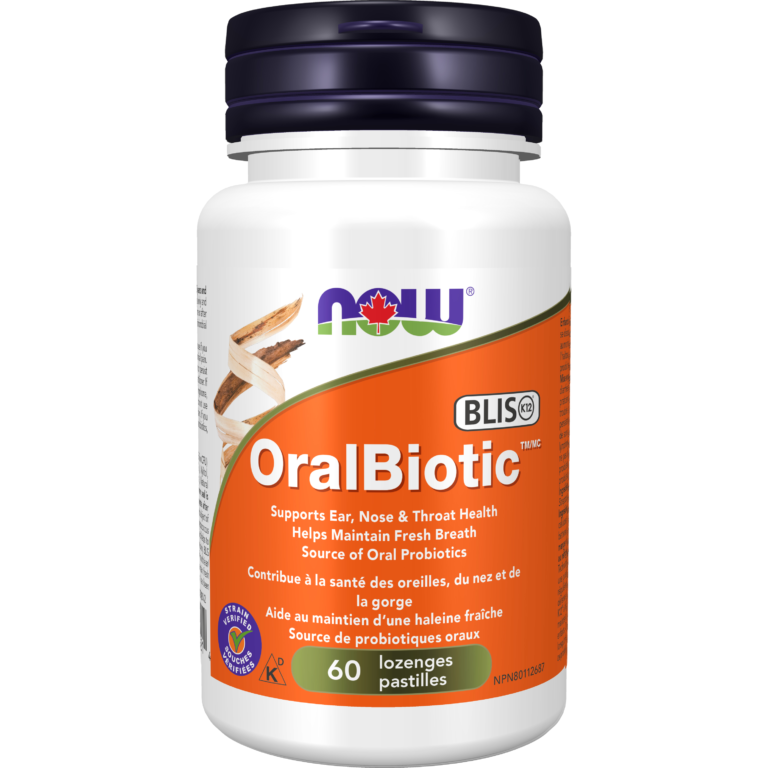 OralBiotic™ Probiotic Lozenges - Now Foods Canada