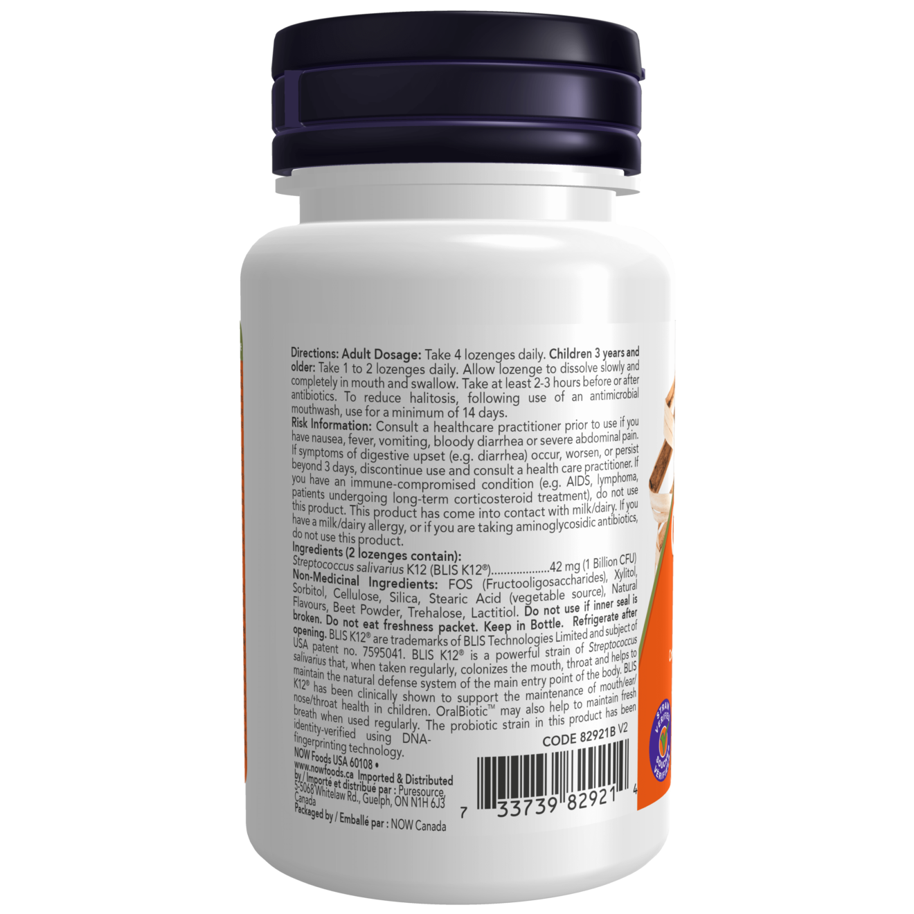 OralBiotic™ Probiotic Lozenges - Now Foods Canada