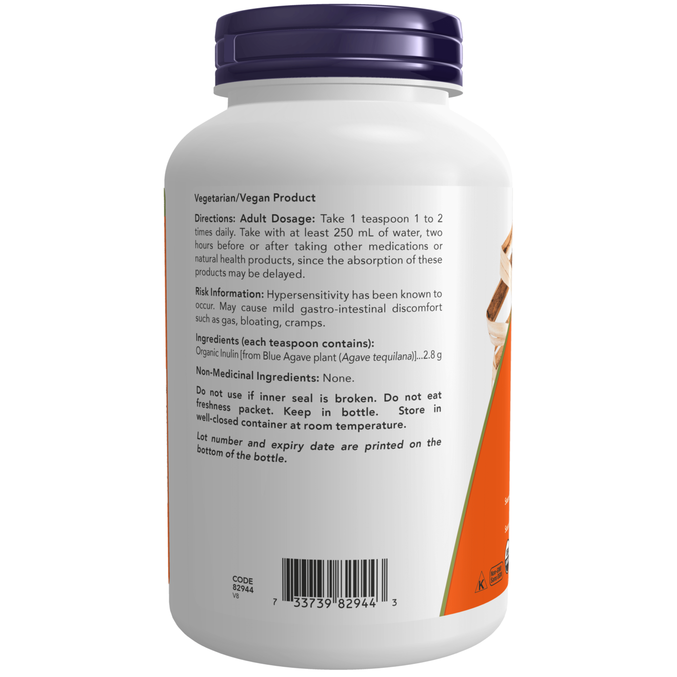 Inulin Powder, Organic - Now Foods Canada