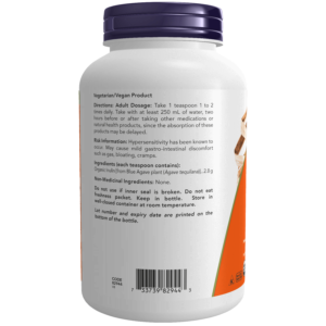 Inulin Powder, Organic - Now Foods Canada