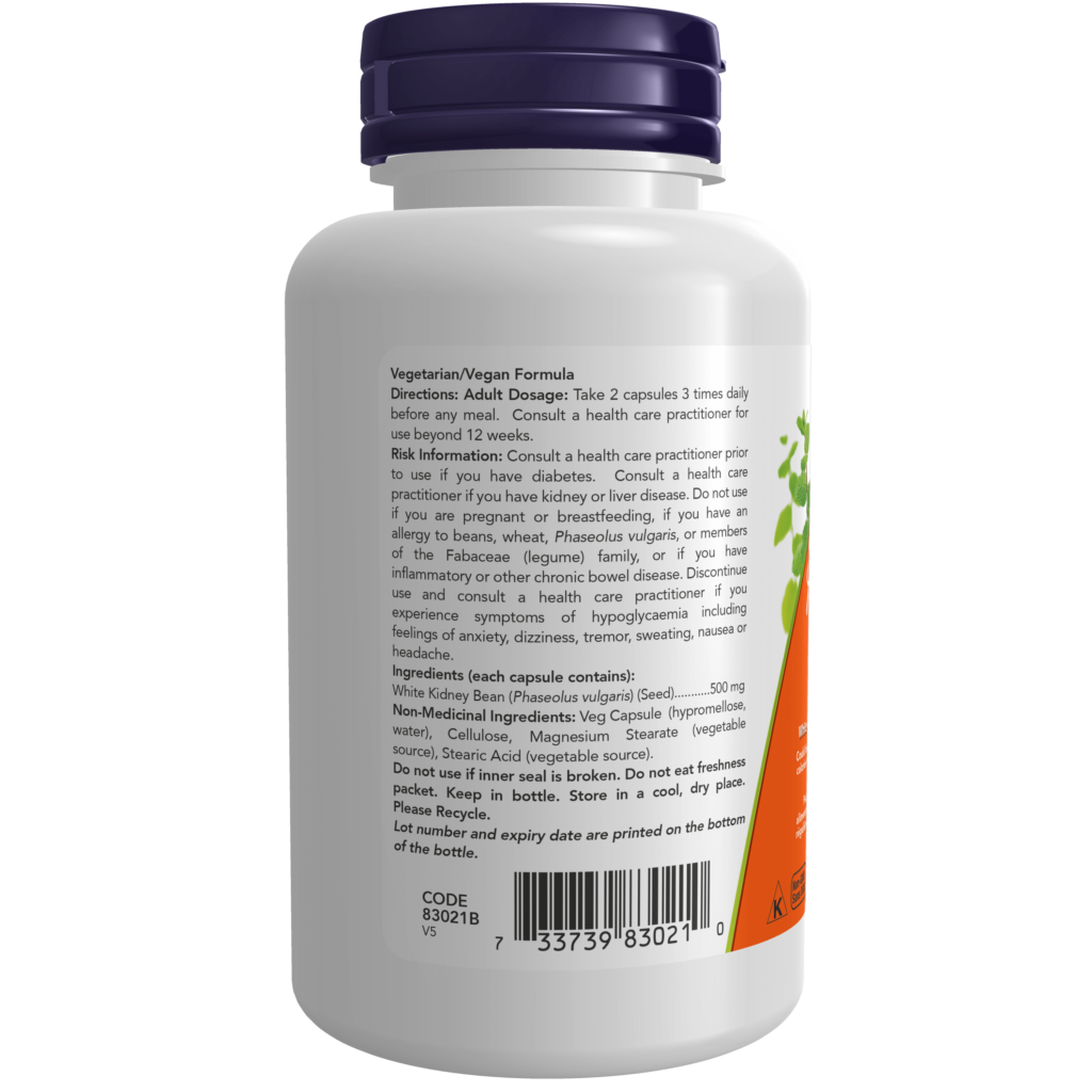 Phase-2® Starch Neutralizer 500 mg Veg Capsules - Now Foods Canada