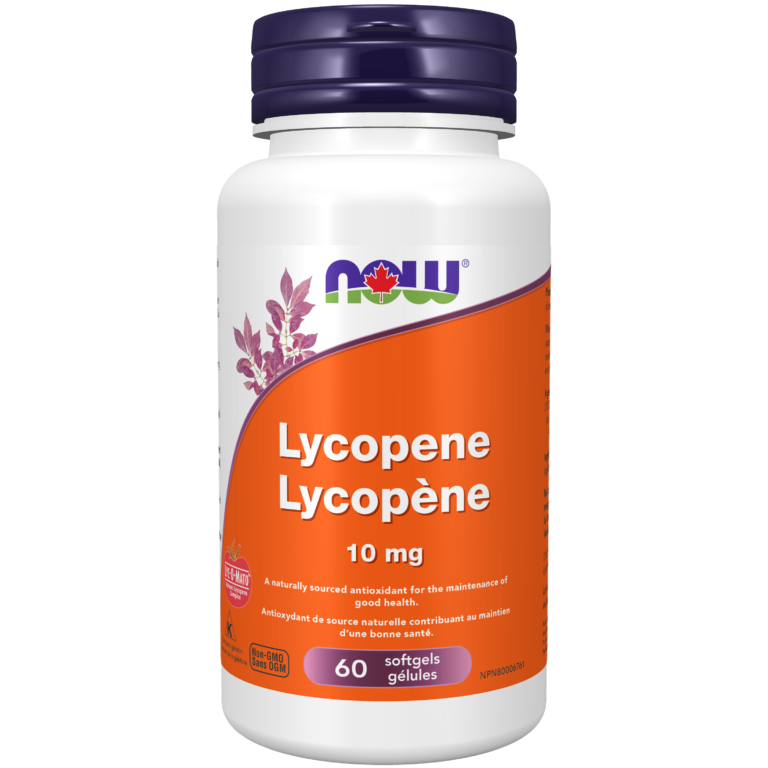 Lycopene 10 mg Softgels - Now Foods Canada