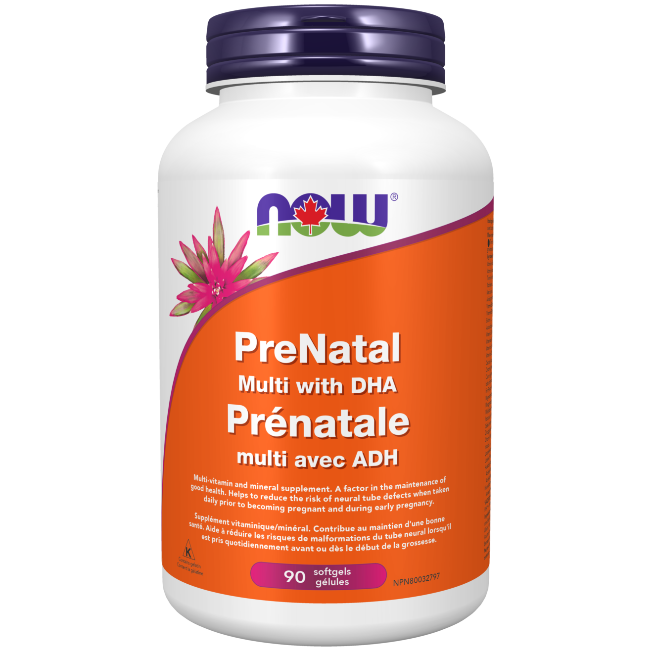 Prenatal Multi with DHA Softgels - Now Foods Canada