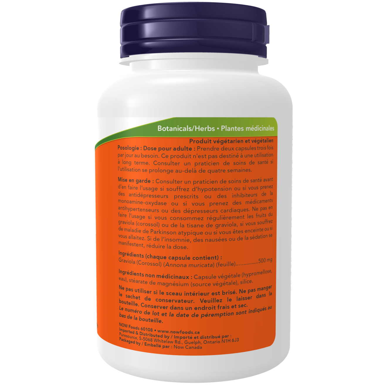Graviola 500 mg Veg Capsules - Now Foods Canada