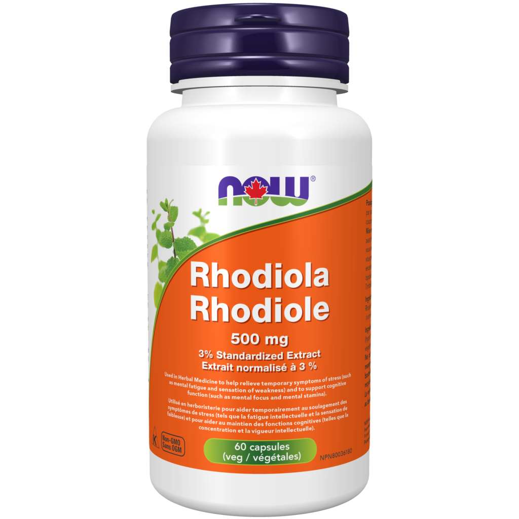 Rhodiola 500 mg Veg Capsules - Now Foods Canada