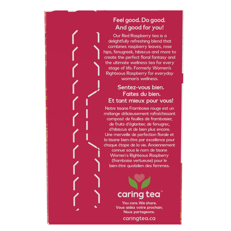 Red Raspberry Tea 24x48g - Now Foods Canada