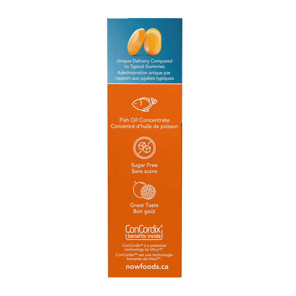 OMEGA-3 PLUS+ Gummy Chews - Now Foods Canada
