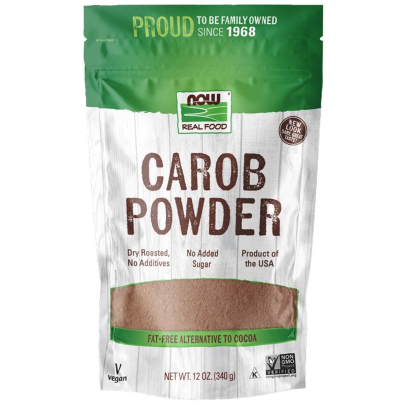 Carob Powder, Dry Roasted - Now Foods Canada